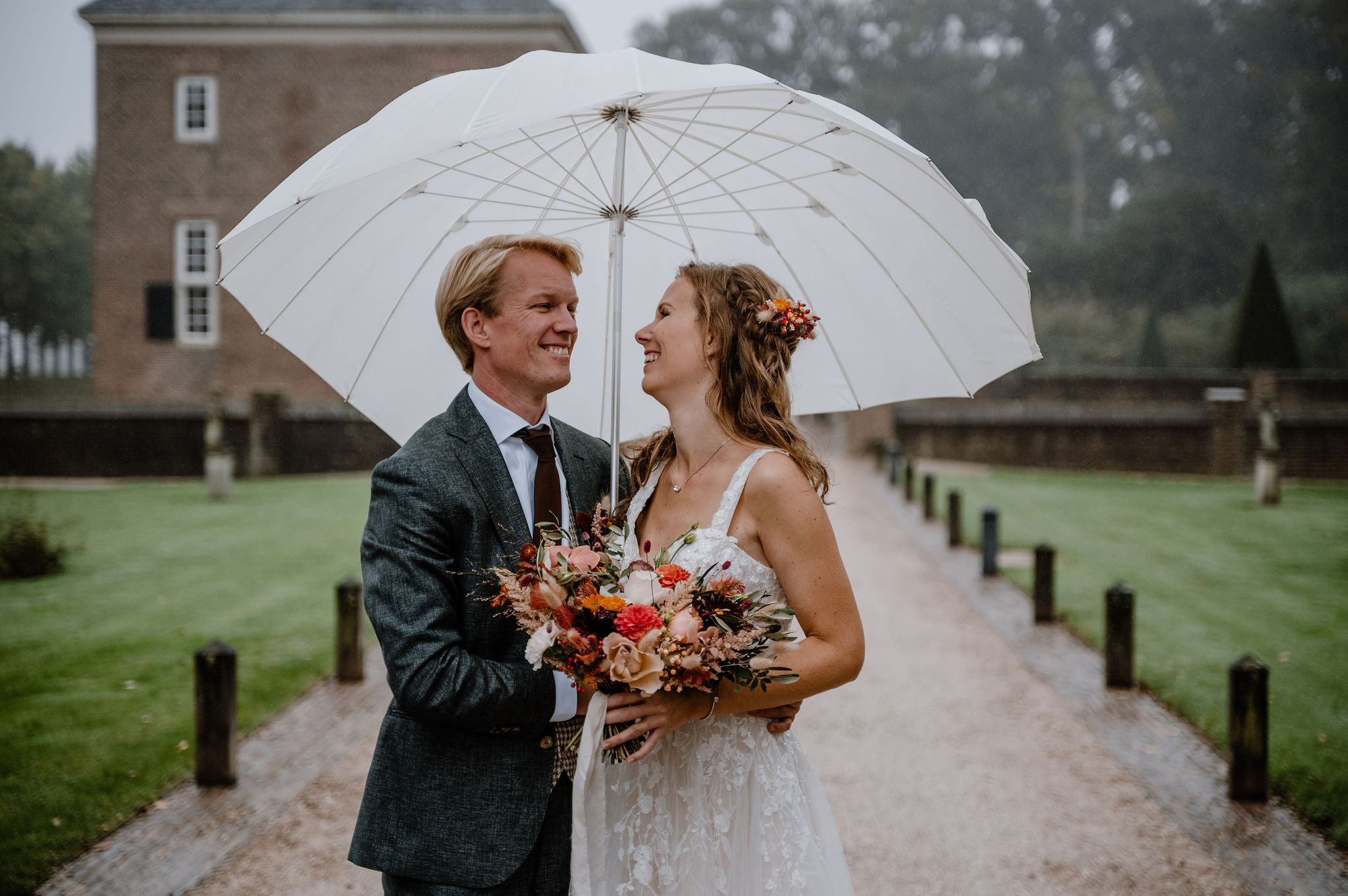 Regen op jullie bruiloft: Zo valt het niet in het water - Swijnenburg